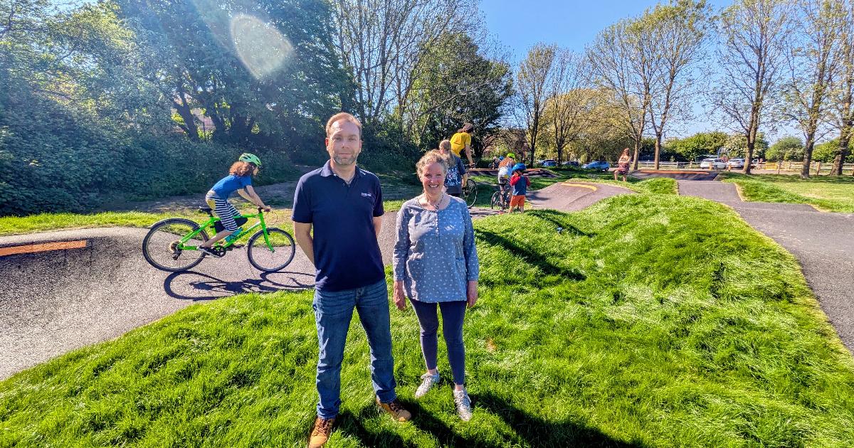 Lewes welcomes 'superb' new pumptrack - Lewes and Eastbourne Councils